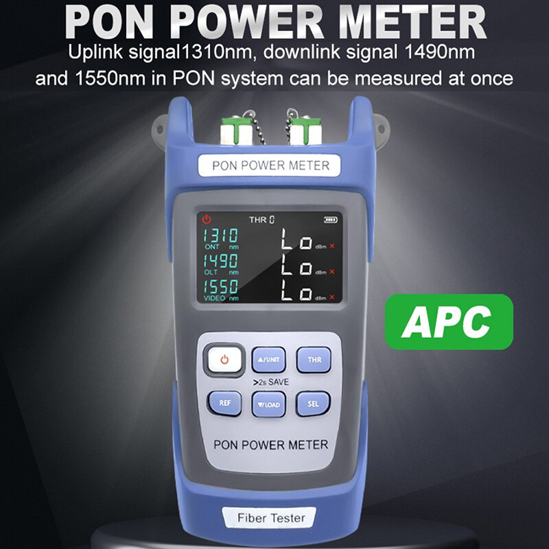 PON Power Meter Handheld OPM Fiber Optical FTTX/ONT/OLT 1310/1490 ...