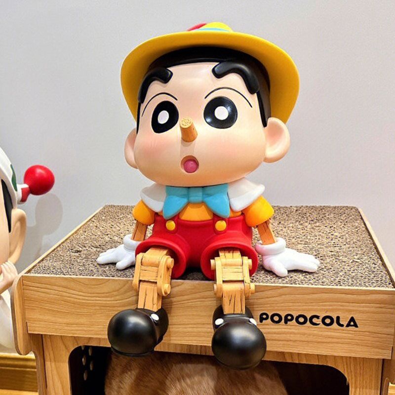 Gk Puppet Crayon Shin-Chan Cosplay Pinocchio Series Blockhead Anime PVC ...