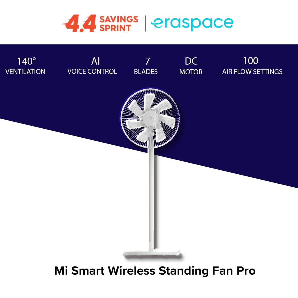 Xiaomi Mi Smart Wireless Standing Fan Pro | Shopee Singapore