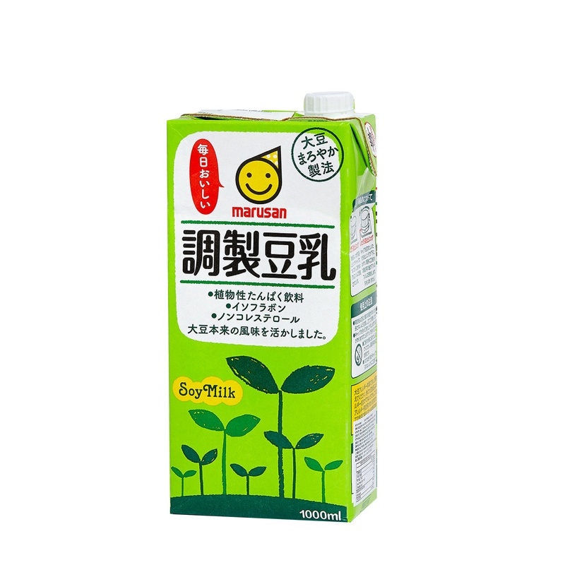 Japanese Marusan unsweetened soy milk 1000ml box | Shopee Singapore