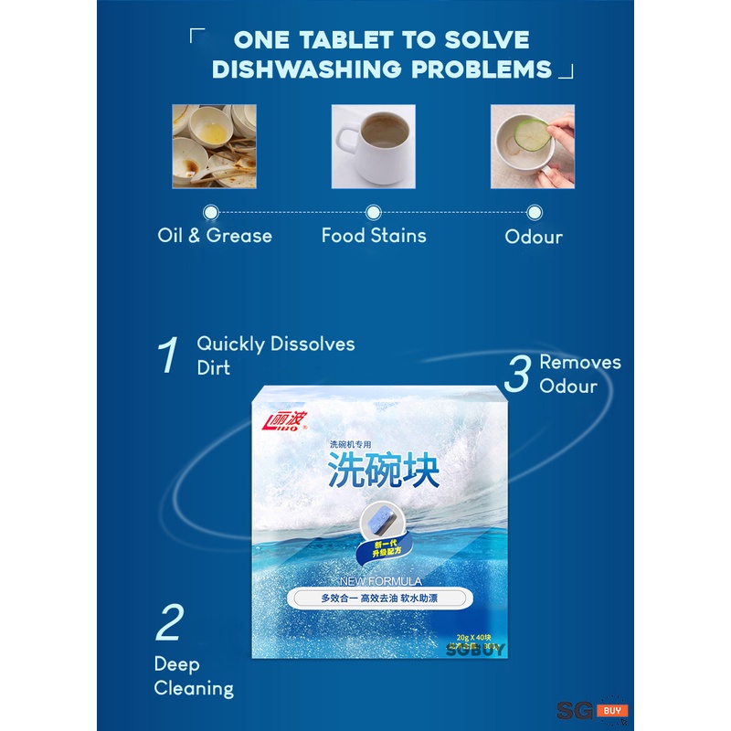[40 Pc] Dishwasher Tablet for Dishwashing Machine | Dishwasher ...