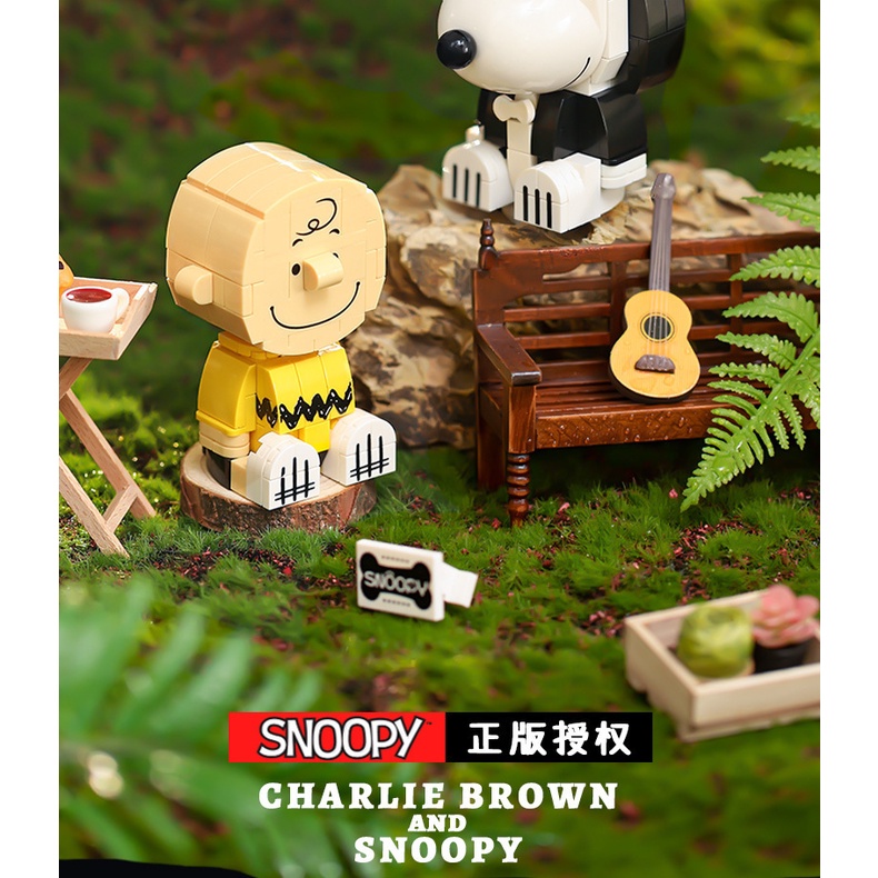 Peanuts Snoopy building block brick toy | Shopee Singapore