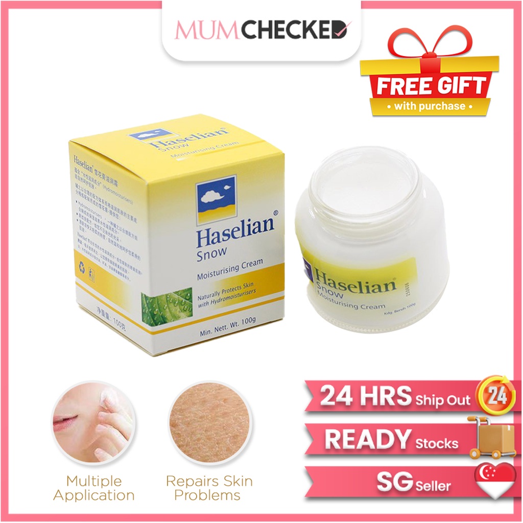 Haselian Snow 100g Moisturising Cream | Face & Body Moisturiser Cream ...