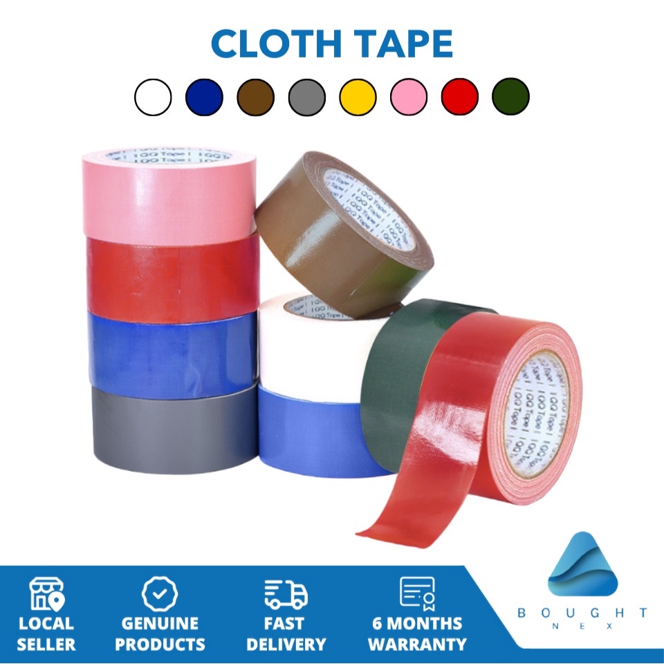 Multi-Color Cloth Tape 24/48mm - Adhesive Tape for Repair, Crafting ...