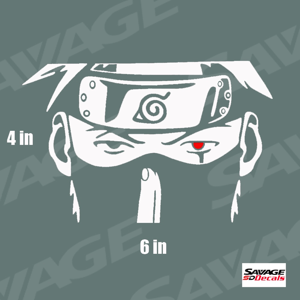 Kakashi Design Sticker Decal | Shopee Singapore