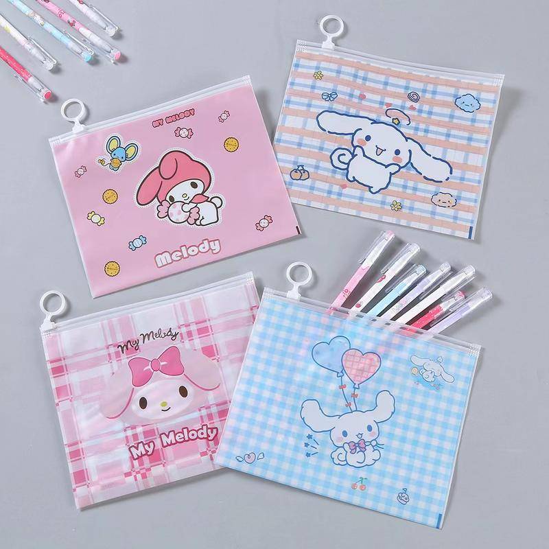Sanrio Mymelody Cinnamoroll PVC Clear Waterproof Pen Pencil Bag ...