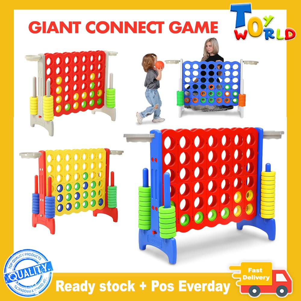 Connect 4 in a row puzzles games GIANT CONNECT GAME Children ...