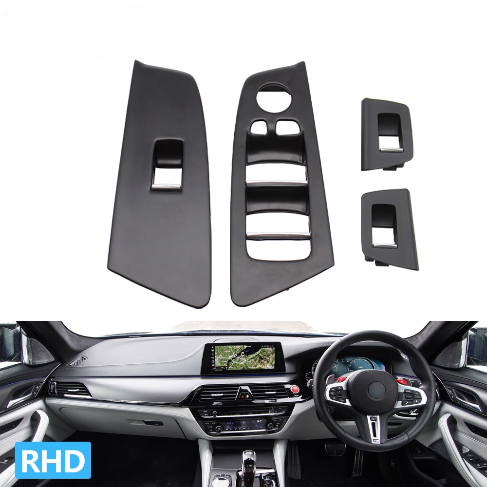 RHD Car Interior Door Window Lifting Switch Button Panel Trim Cover For ...
