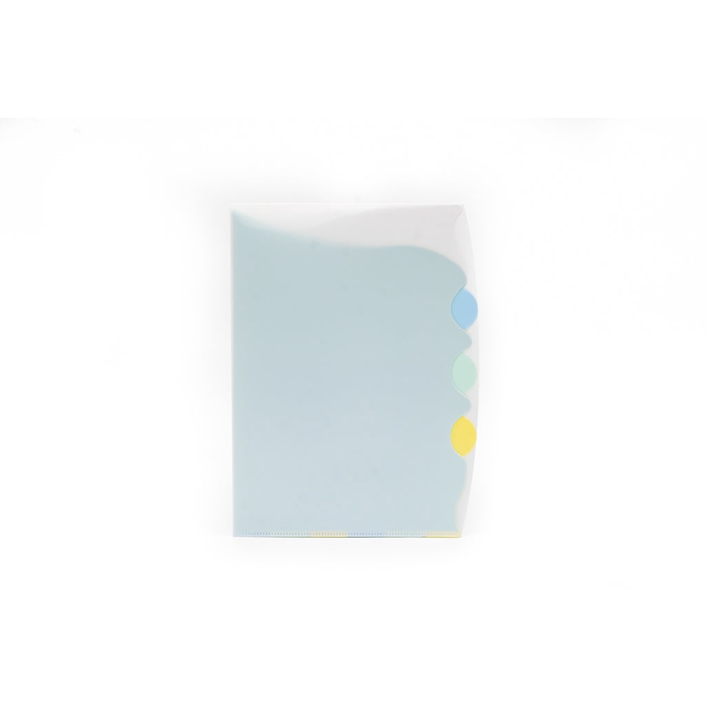 [SG Stock] 4-Compartment L Shaped Plastic Folder File Waterproof (ODO ...