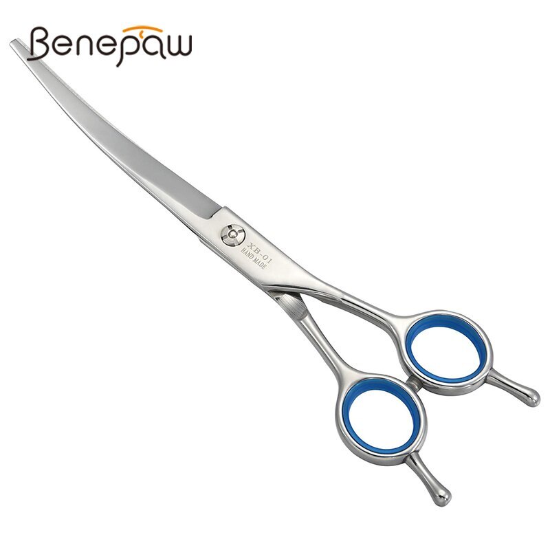 Benepaw Stainless Steel Curved Dog Scissors Pet Grooming Tool Puppy ...