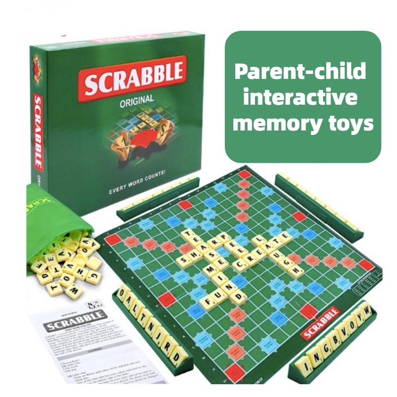 【Ready Stock】New Worldwide Favourite Scrabble Board Game Compact Game ...
