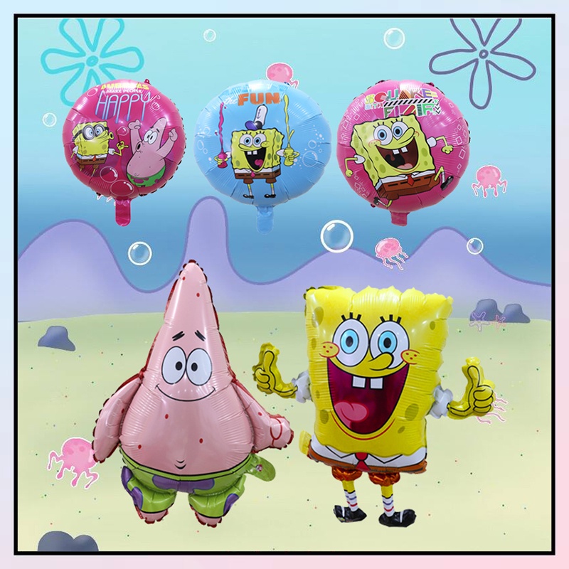 25 Inch SpongeBob SquarePants Patrick Star Aluminum Foil Balloon ...