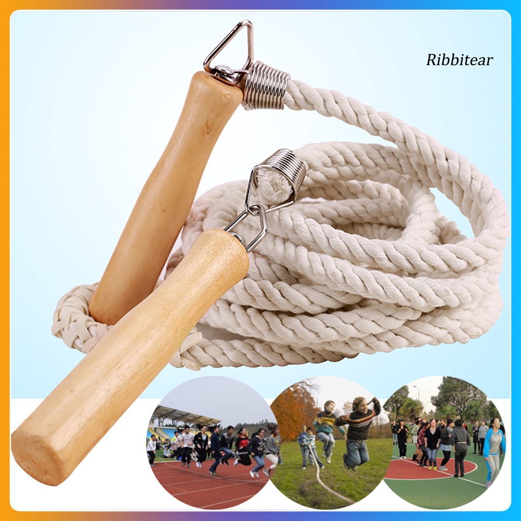 RI-3/5/7/10m Thick Rope Electroplated Spring Group Skipping Rope Anti ...