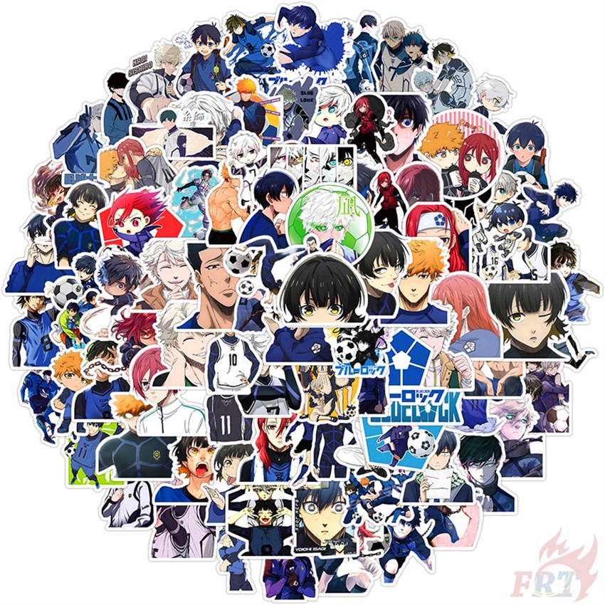 50Pcs/Set Blue Lock Series 04 Stickers Fashion DIY Waterproof Decals ...