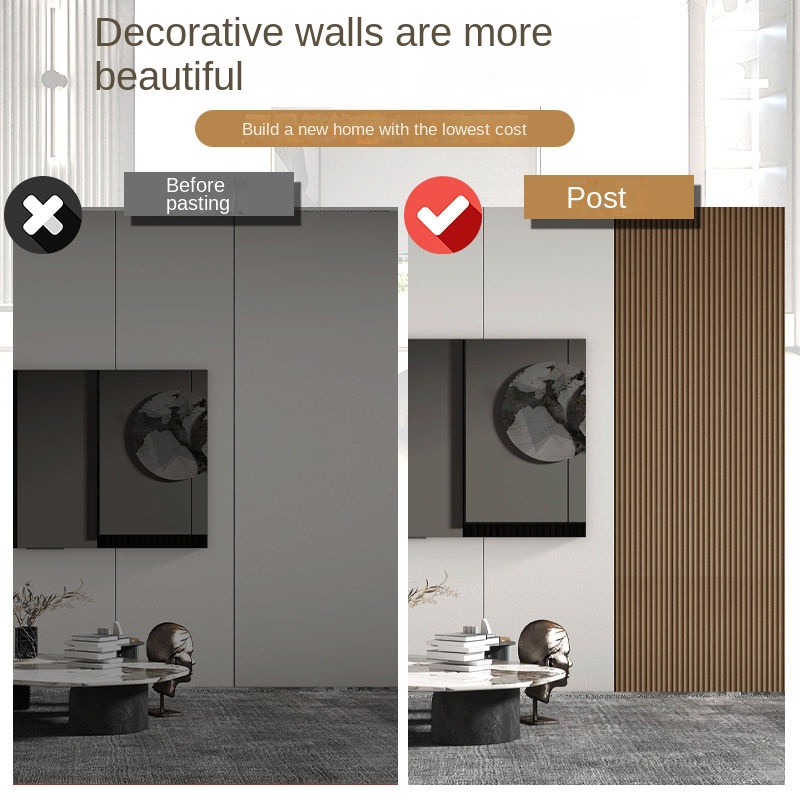 Se7ven Grille board three-dimensional self-adhesive back wall ...