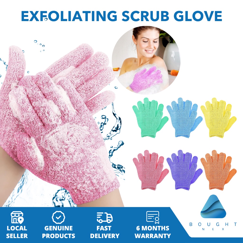 Bath Scrub Glove - Exfoliating Loofah Body Scrubber for Deep Clean ...