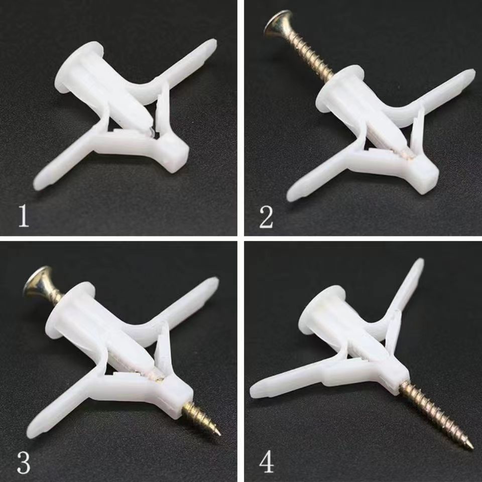 Expansion Pipe Plastic Bolt Butterfly Type Hollow Brick Expansion Screw ...