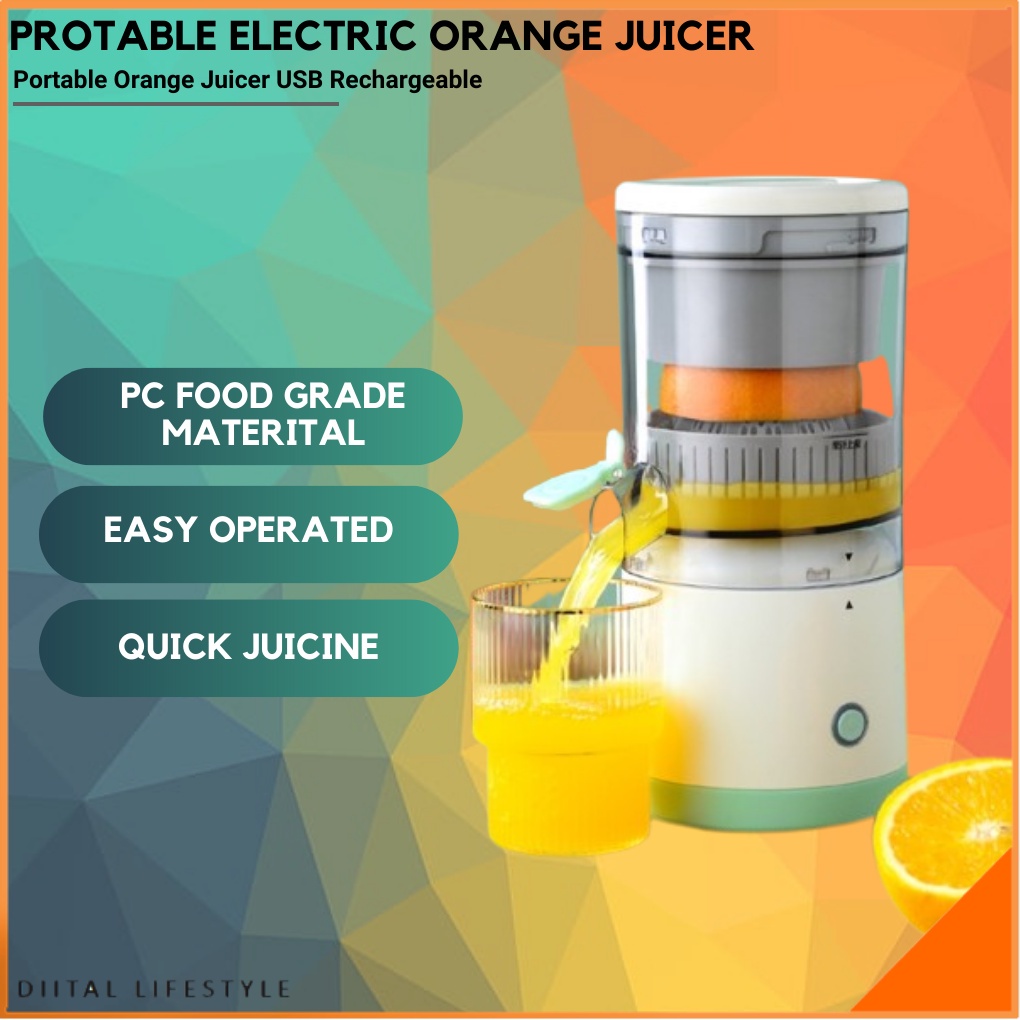 DL Portable Orange Juicer USB Rechargeable Multifunctional Household ...