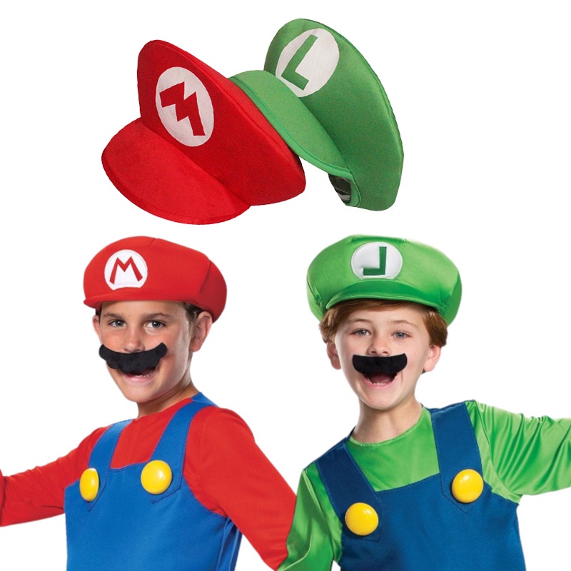 New Super Mario Bros Odyssey Cappy 3D Hats Halloween Cosplay Fashion ...