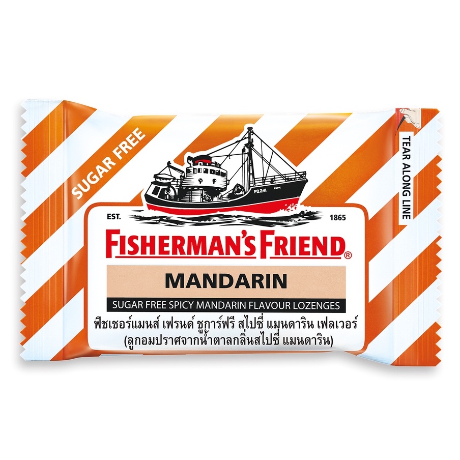 [Bundle of 24] Fisherman's Friend Sugar Free Herbal Lozenges 25g ...