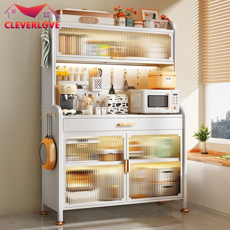 Kitchen Cabinet Home Kitchen Storage Rack Adjustable Height Kitchen ...
