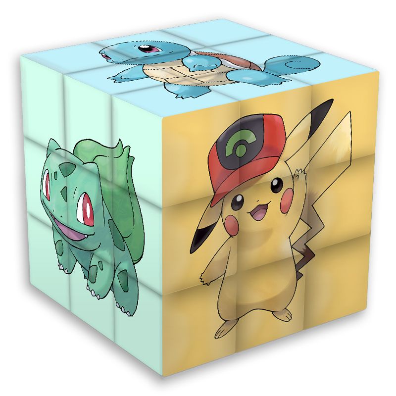 Kid's Pokemon Pikachu Rubik's Cube Toy Kindergarten Rubik's Cube Toy ...