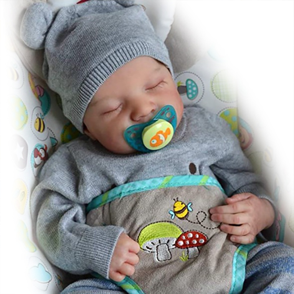 Realistic Rebirth Doll 49cm/19 Inch Realistic Newborn Doll Vinyl Full ...
