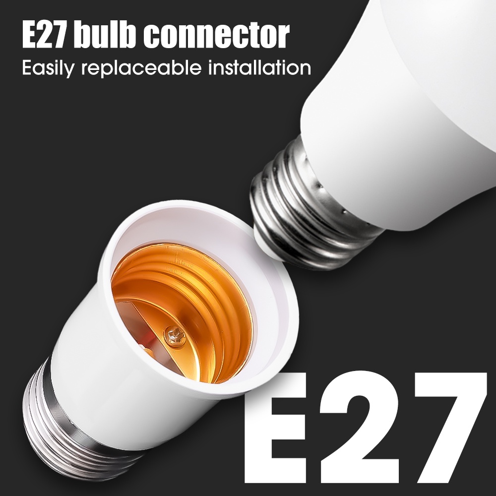 65mm 95mm 120mm E27 to E27 Extender Lamp Holder Socket Fitting / Bulb ...
