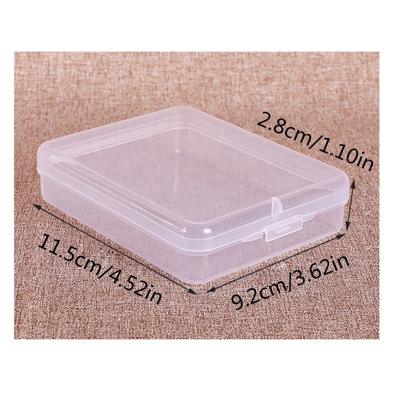 Frosted Transparent Plastic Card Box / Household Small Items Sorting ...