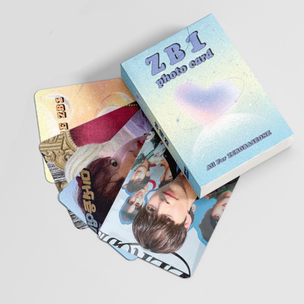 55pcs/box ZB1 New Album YOUTH IN THE SHADE 2023 Lomo Cards Laser HOLOGRAPHIC Photocards ...