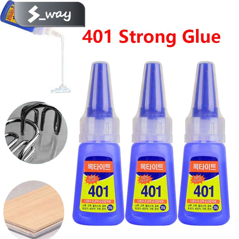 401 Glue Instant Fast Adhesive Stronger Glue Multi-Purpose Fix Super ...