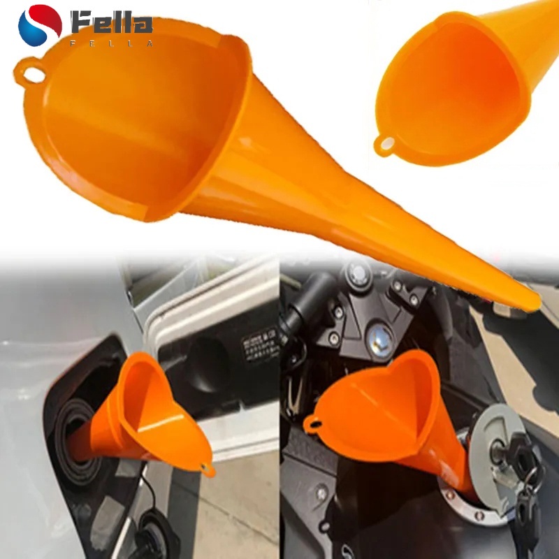 Durable Auto Engine Gasoline Oil Funnel / Long Stem Slanting Mouth Oil ...