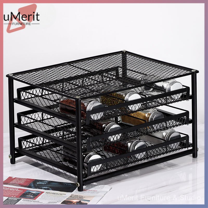 Pull-out Foldable and Contractible KD Three-Layer Countertop Kitchen ...