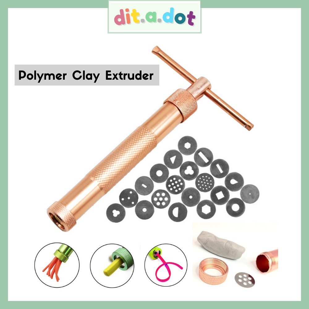 [SG] DitaDot DIY Clay Extruder - Pottery/Polymer/Fimo Clay - Fondant ...