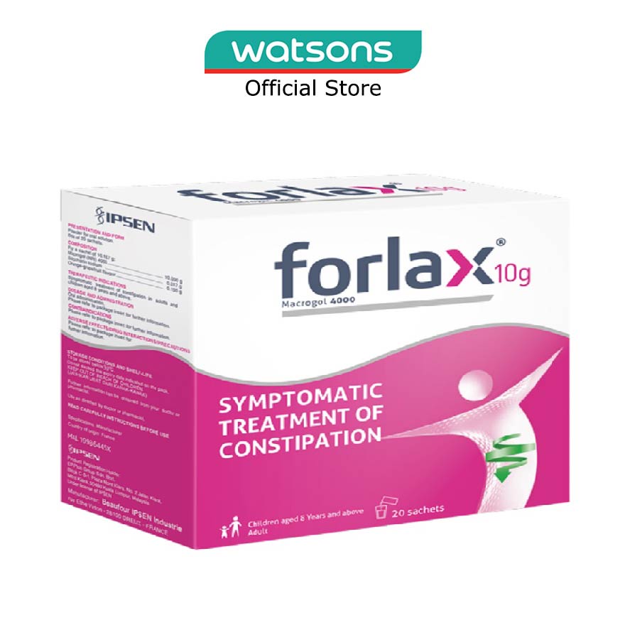 FORLAX Sachet 10g (For Treatment Of Constipation In Adults And Children ...