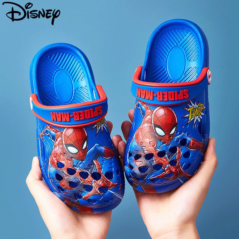 Spider-man Sandals Iron Man Children's Slippers Summer Indoor Non-slip ...