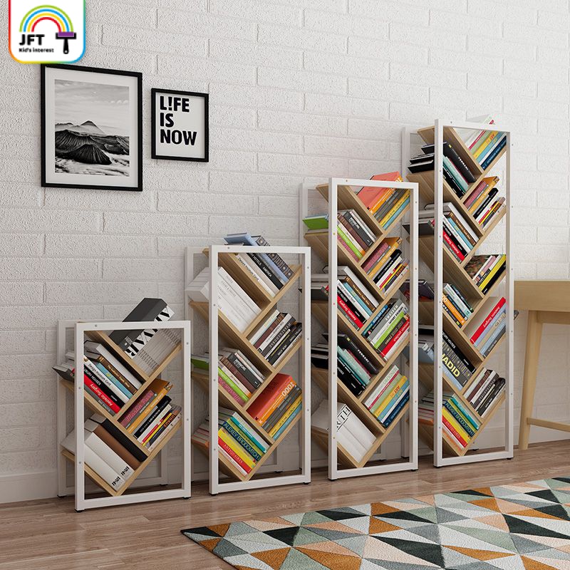 Scandinavian small bookshelf simple student bookshelf creative tree ...