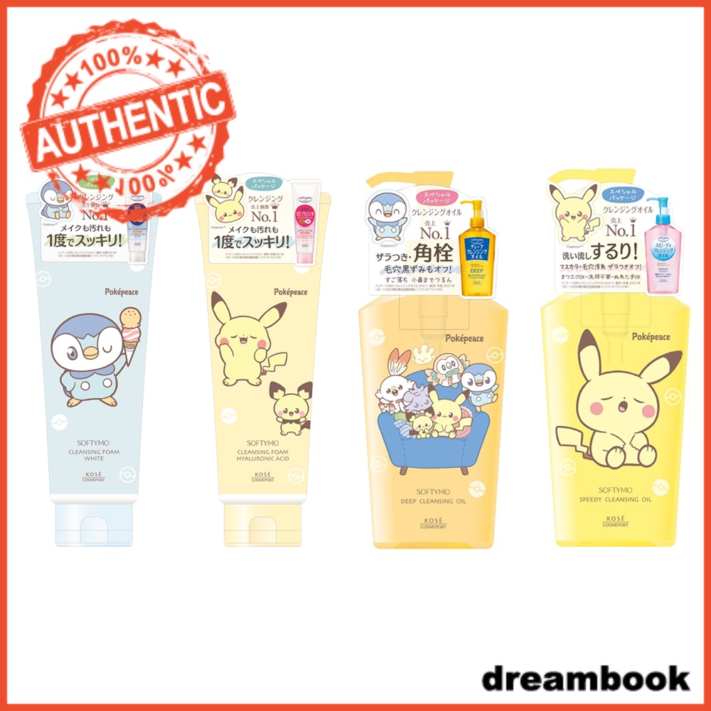 Kose Softymo Pokemon Cleansing Series - Cleansing Foam White/Cleansing ...