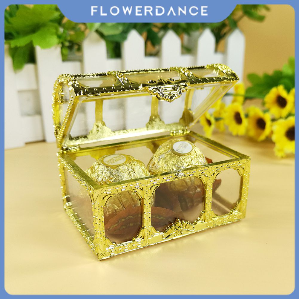 Retro Pirate Souvenir Candy Box Treasure Chest Cute Wedding Plastic ...