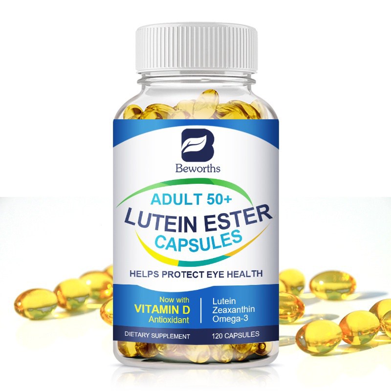 BEWORTHS Lutein Ester Capsules Contains Zinc, Vitamins C, E, Omega 3 ...