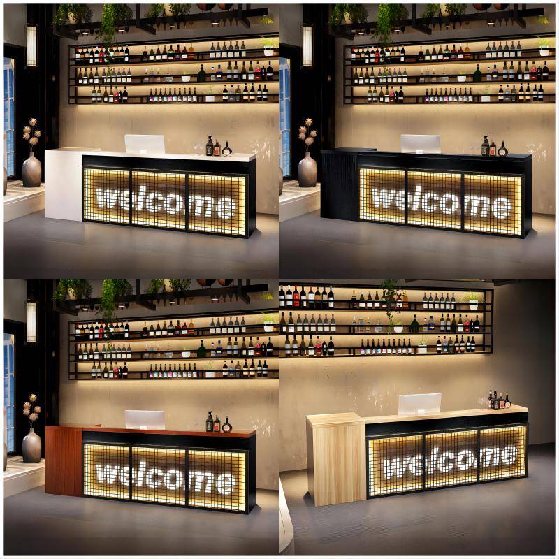Cashier retro industrial style bar bar counter clothing store milk tea ...