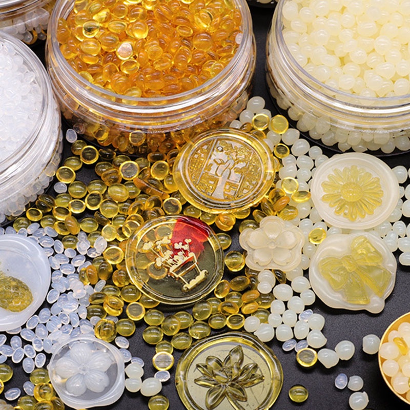 30g Fire Paint Particles Transparent Gold and White Mixed Color ...