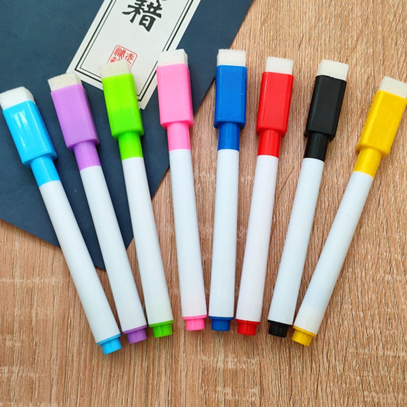 8 Pcs 1.5mm Erasable Colorful Whiteboard Markers Student Portable ...