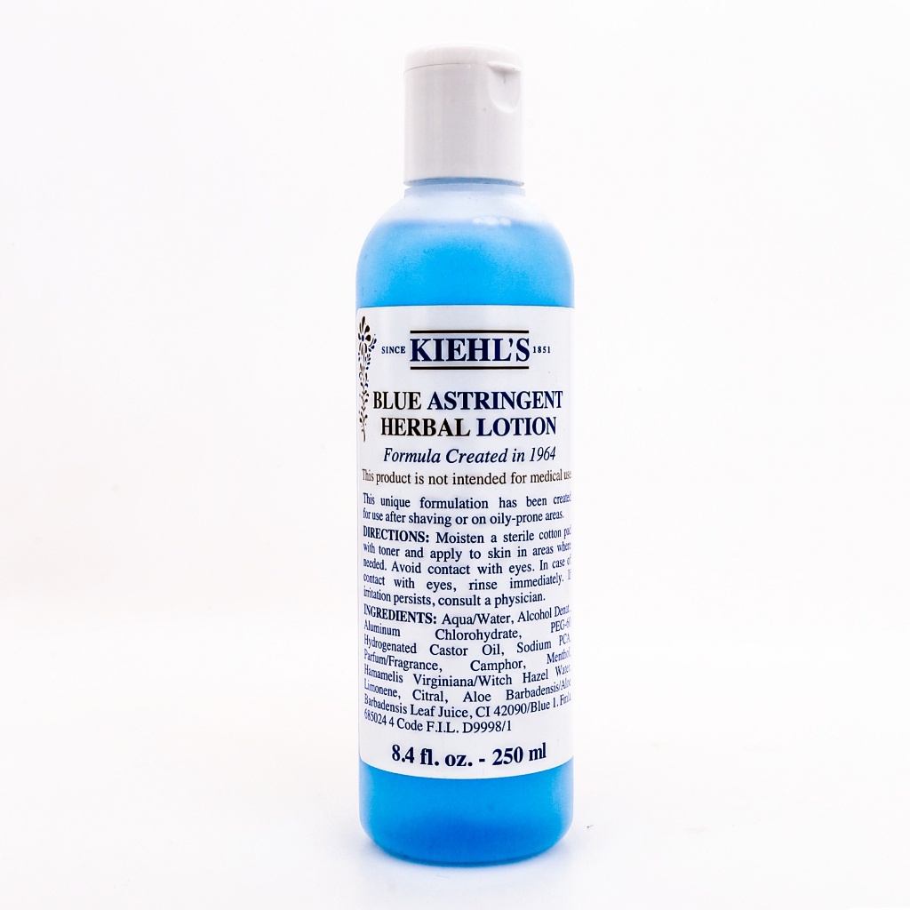 KIEHL'S Blue Astringent Herbal Lotion 250ml | Shopee Singapore