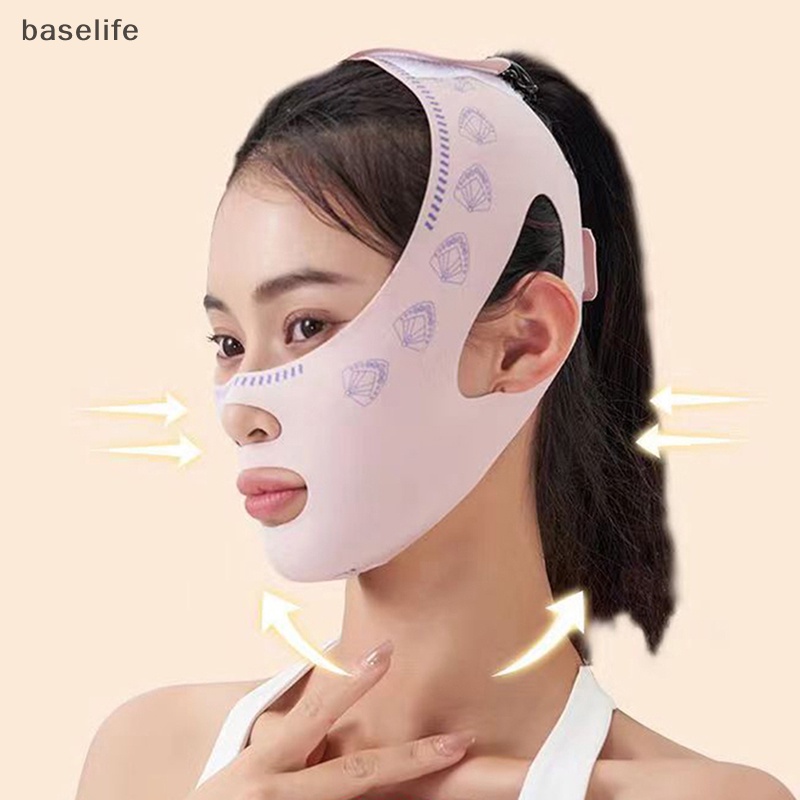 [baselife] Facial Slimming Face Lift Up Band Mask Reduce Double Chin V ...