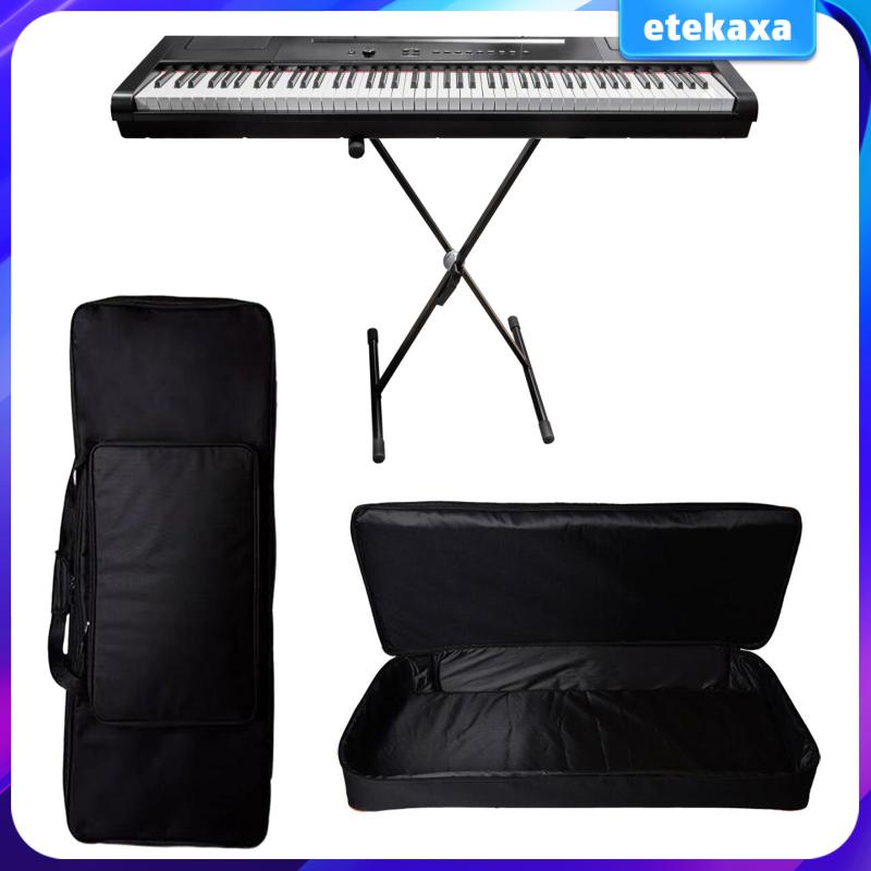 [Etekaxa] Electronic Piano Case Gig Bag Adjustable Accessories Padded ...