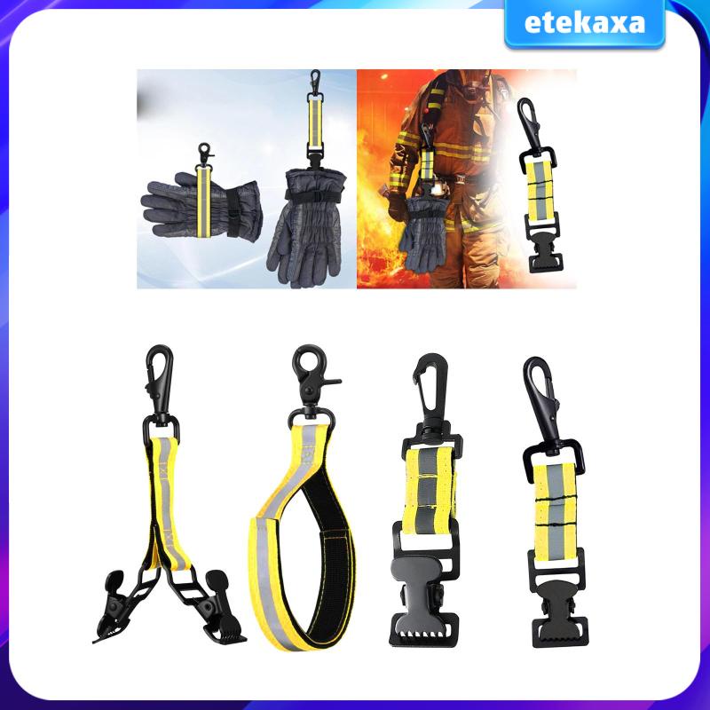 Firefighter Glove Strap Work Turnout Gear Reflective Portable Tool ...