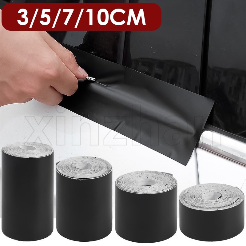 3/5/7/10CM Matte Black Strips / Multi-Purpose Self Adhesive Foil ...