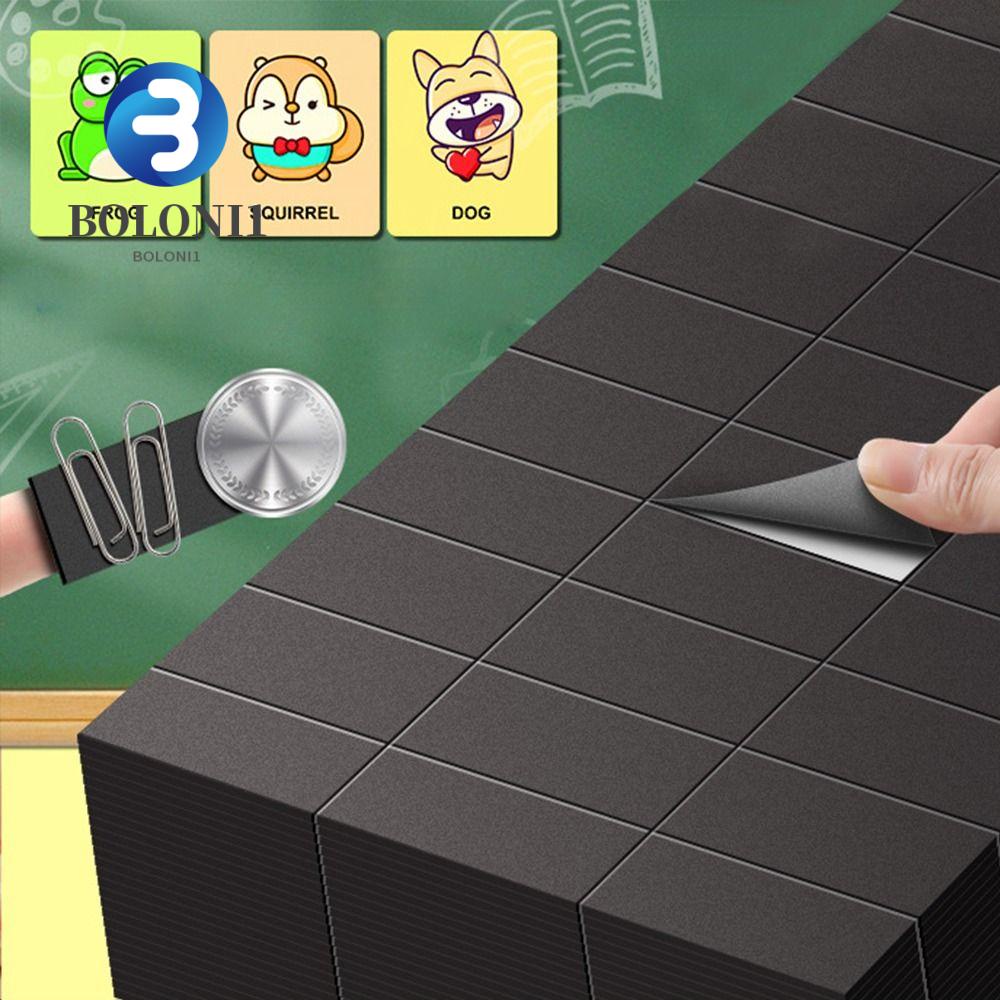 BO DIY Magnetic Sticker, Flexible Self Adhesive Magnet Blackboard ...