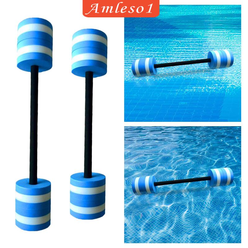 [Amleso1] Water Dumbbells Pool Exercise Aquatic Swim Barbell for Men ...